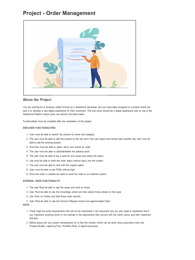 Order Management Project | PDF | Data Model | Information