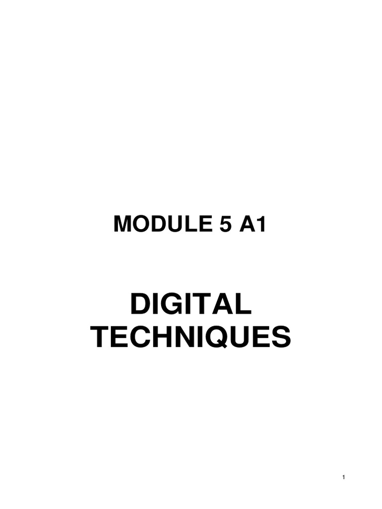 Module 5 (Digital Techniques) A1 | PDF | Random Access Memory | Computer Data Storage
