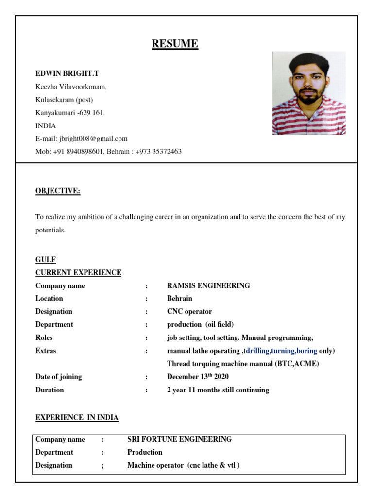 Edwin Resume | PDF