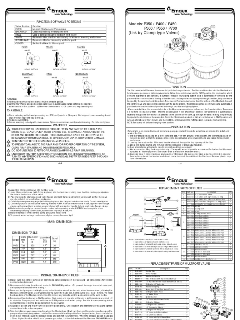 User Manual en Filter P EMFI18111773 | PDF