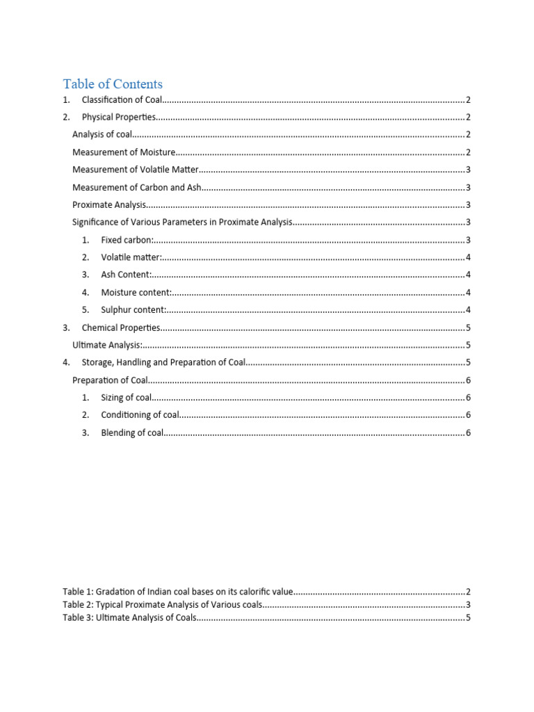 Classification of Coal | PDF | Coal | Combustion