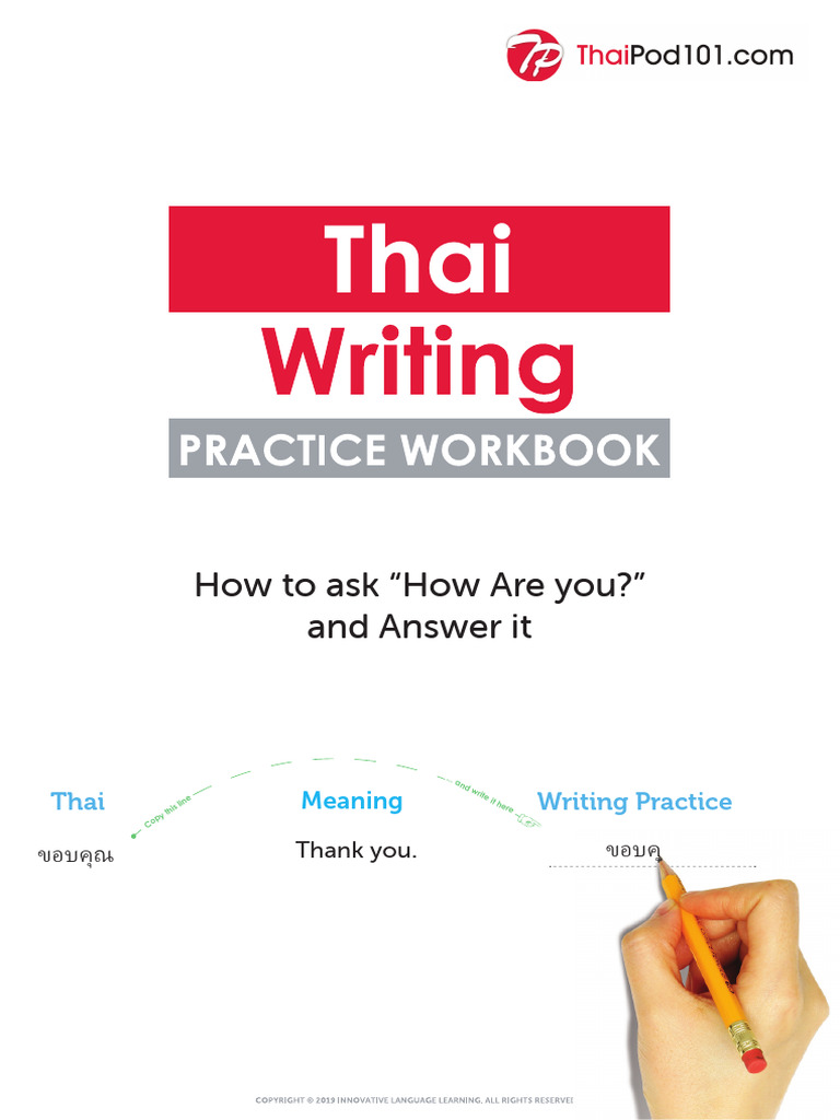 How To: Write Thai | PDF