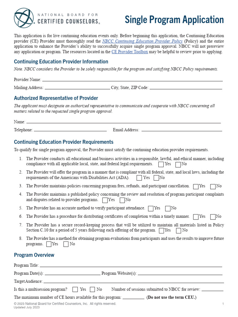 Single - Program - Application, 2024 | PDF | Money Order | Credit Card