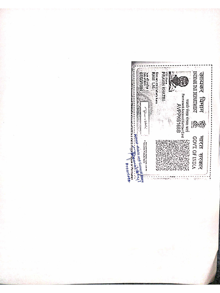 Ganesh Pan Card | PDF