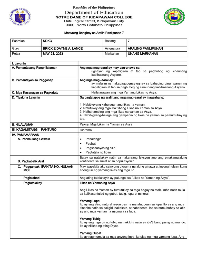 AP7 Likas Na Yaman | PDF