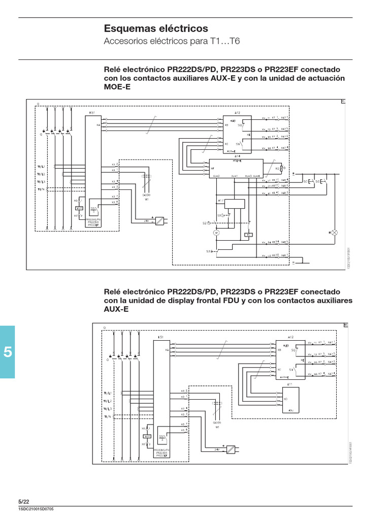 Esquema Eléctrico Mando Motor T6 | PDF