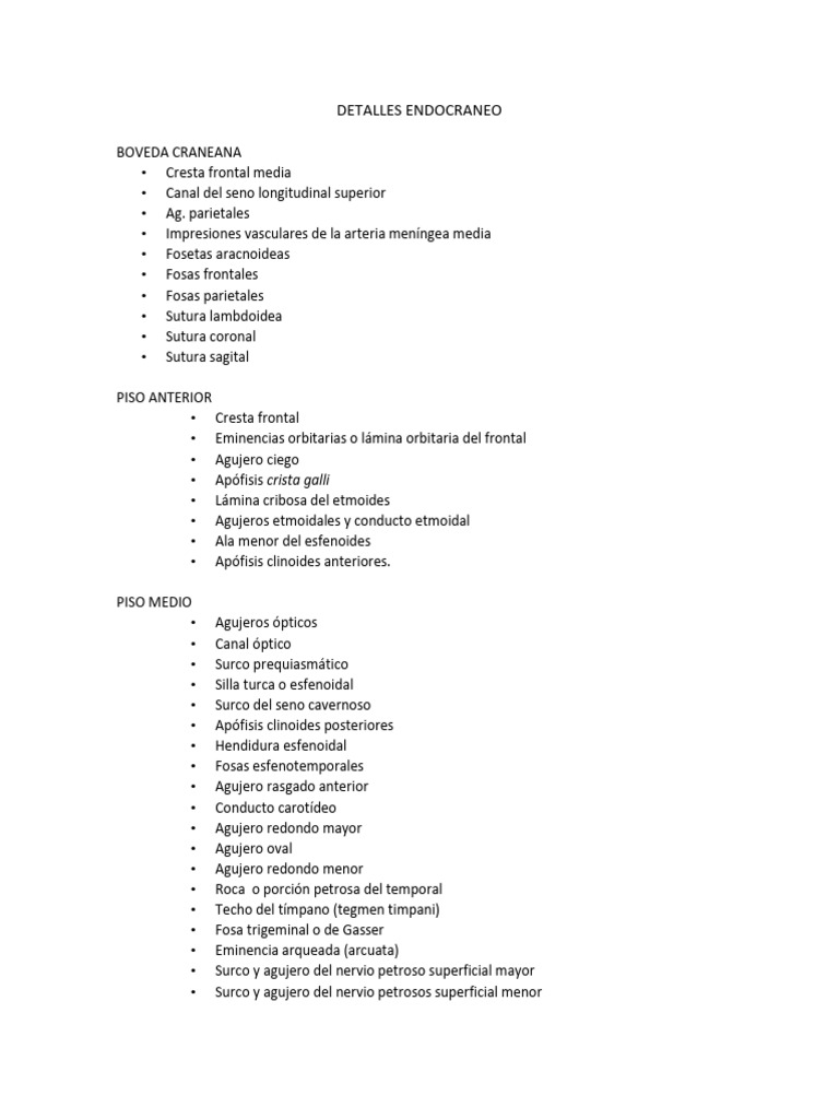 Detalles Endocraneo y Mandíbula | Descargar gratis PDF | Cabeza y ...