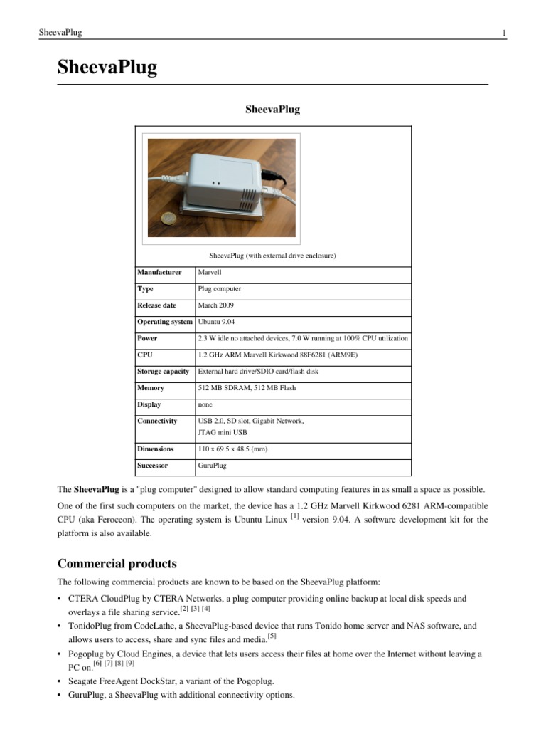 Sheevaplug Reference 1 | PDF | Computer Data Storage | Software