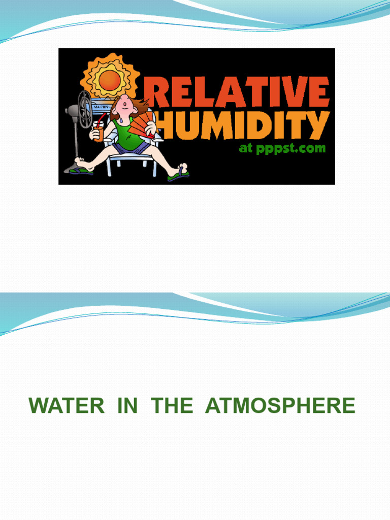 B 3. Relative Humidity | PDF | Humidity | Water Vapor