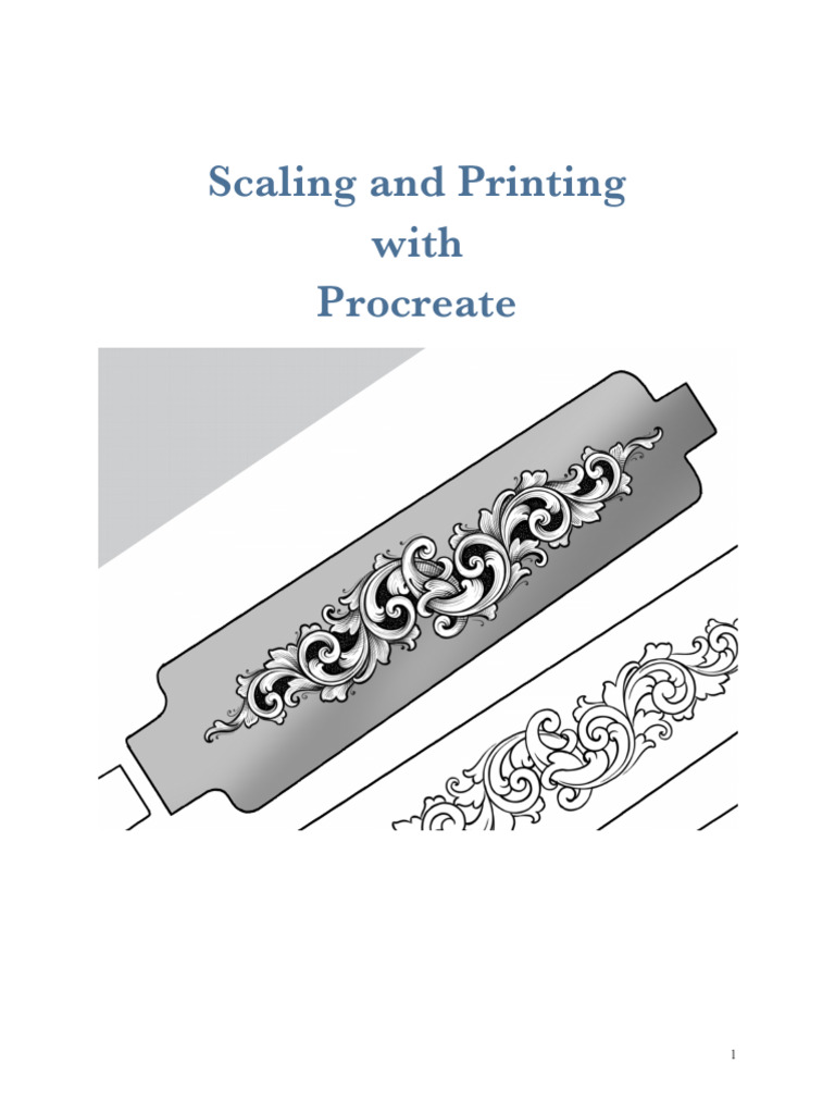 Scaling and Printing With Procreate | PDF
