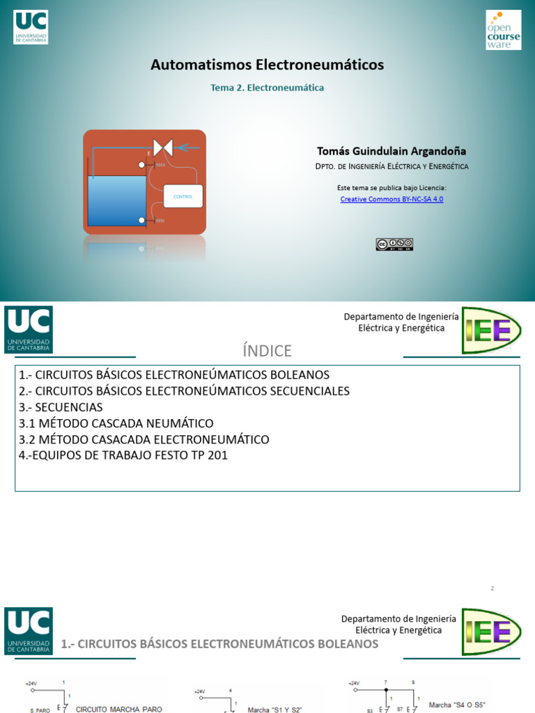2 Electroneumática | PDF | Neumática | Ingeniería mecánica