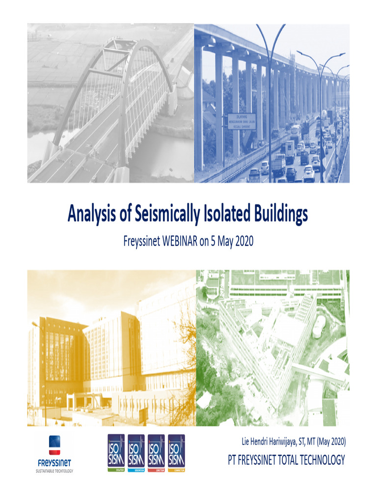 Freyssinet Webinar Analysis Of Seismically Isolated Buildings V2