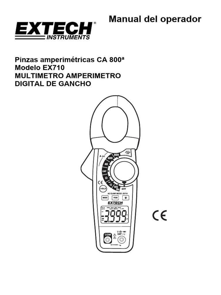 EX710 UM-es | PDF | Corriente eléctrica | Conector eléctrico