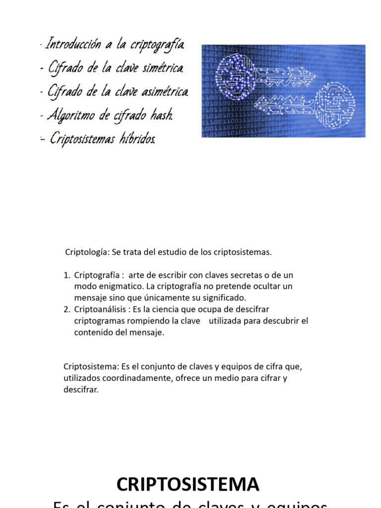 CRIPTOLOGIA | PDF | Clave (criptografía) | Criptografía