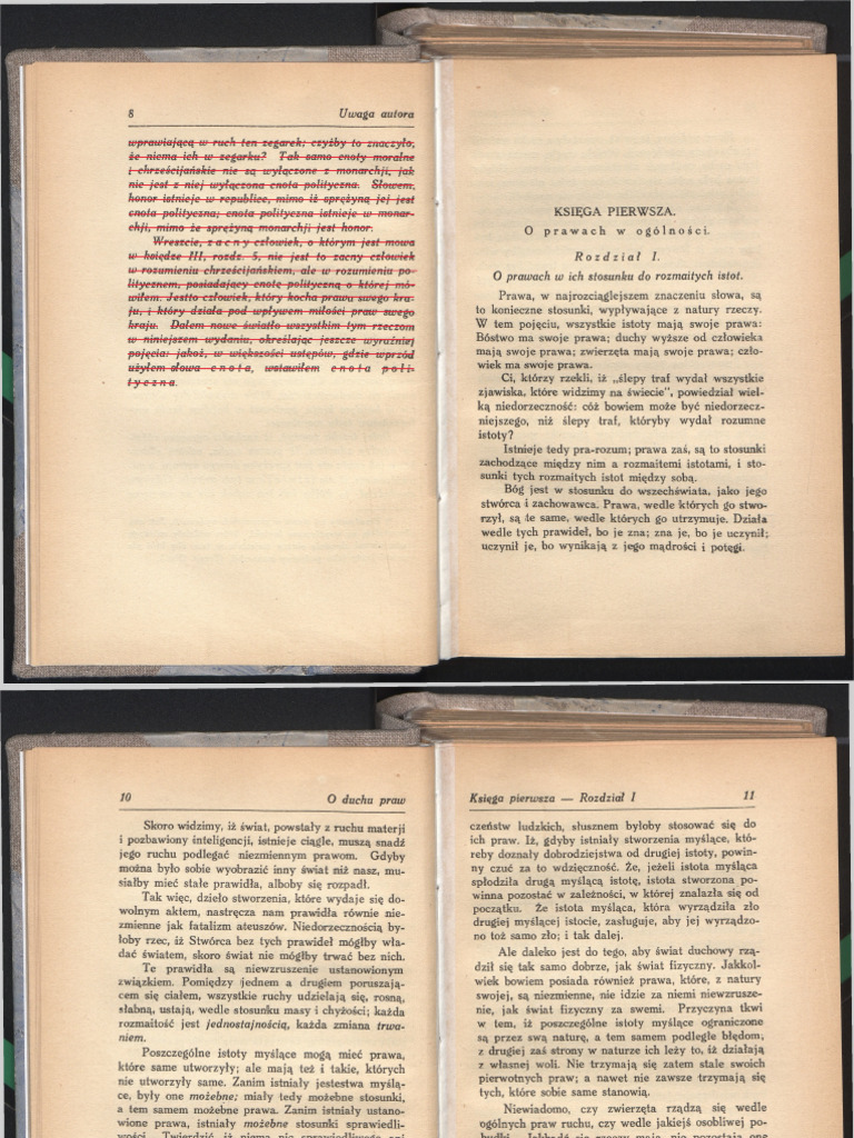 Monteskiusz - O Duchu Praw (1748) | PDF