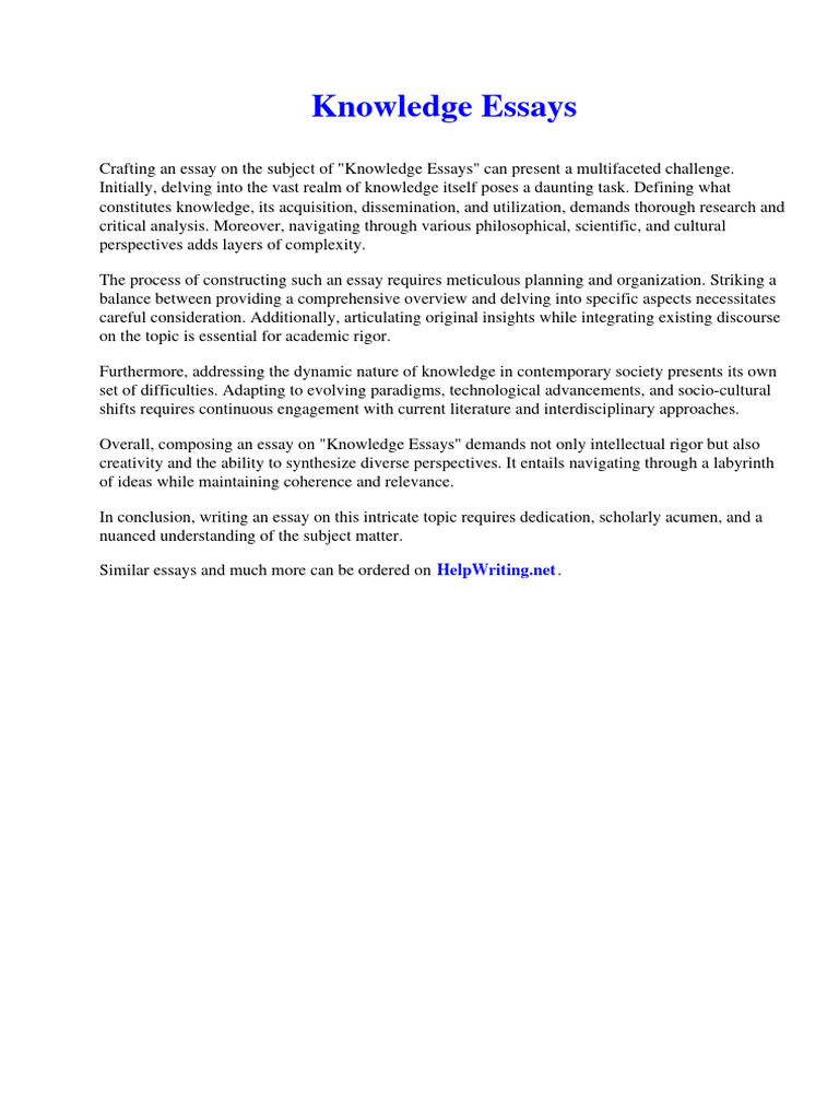 Knowledge Essays | PDF | Composite Material | Fibers