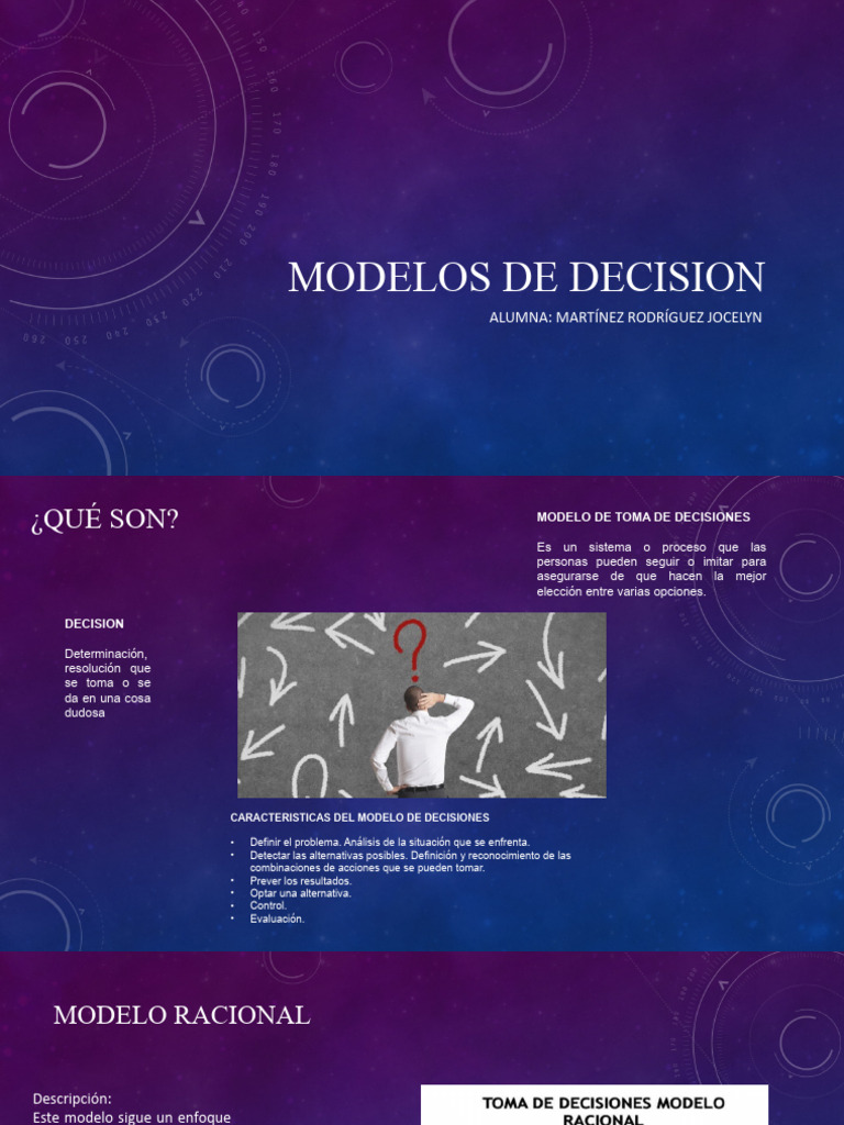Modelos de Decision | Descargar gratis PDF | Toma de decisiones | Racionalidad