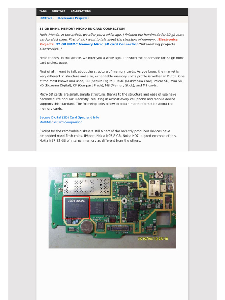 32 GB eMMC A microSD | PDF | Manufactured Goods | Computer Science