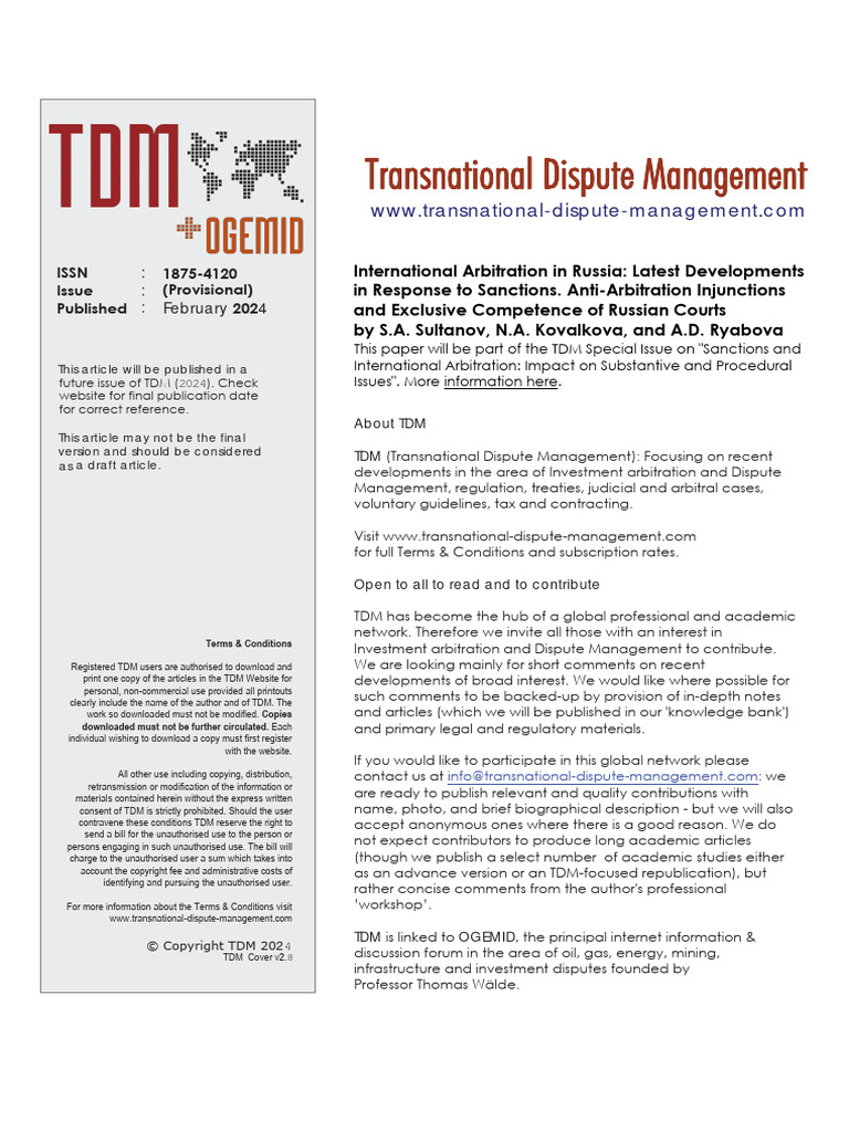 TDM (2024) Article014 | PDF