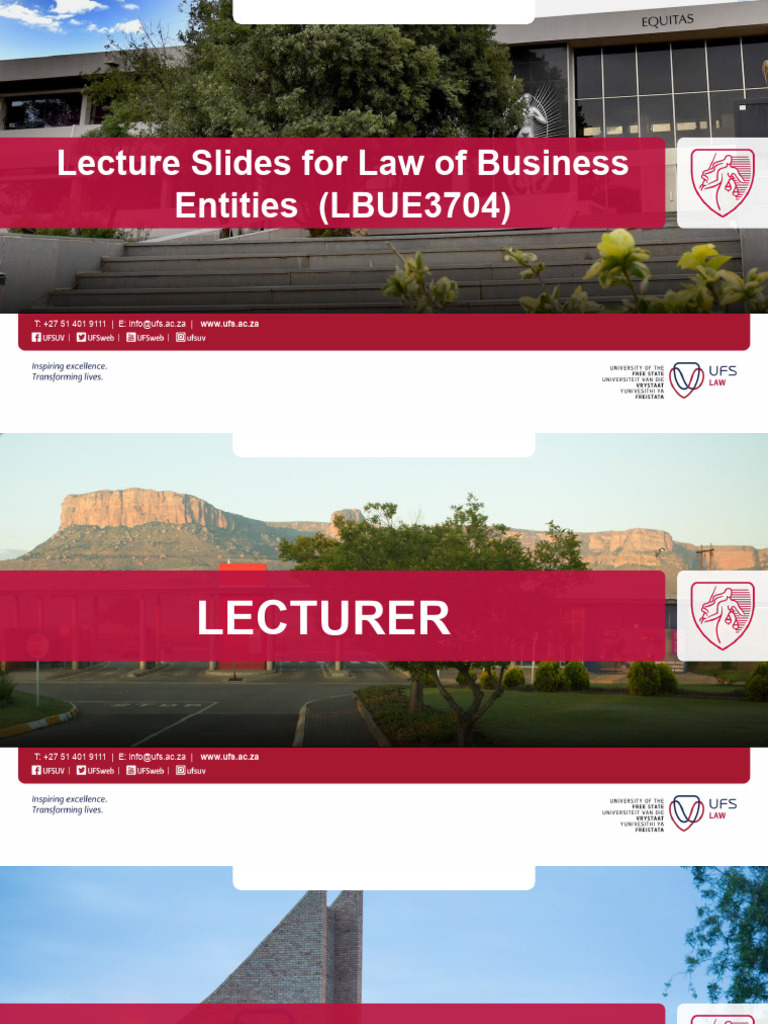 Law of Business Entities (LBUE3704) Slides Unit 1 Sole Proprietorship | PDF
