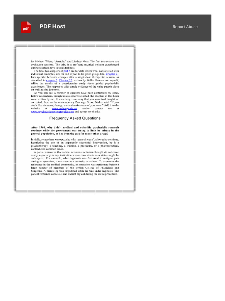 James Fadiman - The Psychedelic Explorer's Guide - Safe, Therapeutic ...