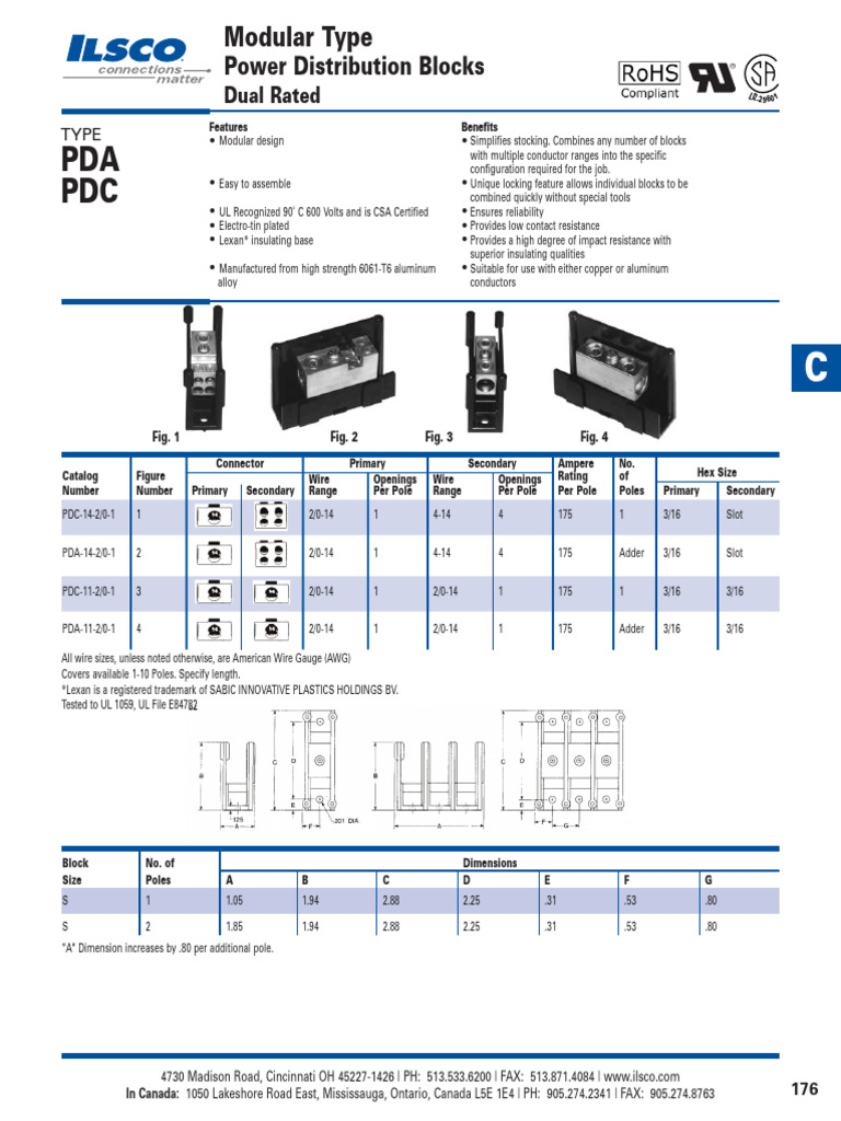 Block de Distribucion Datasheet | PDF