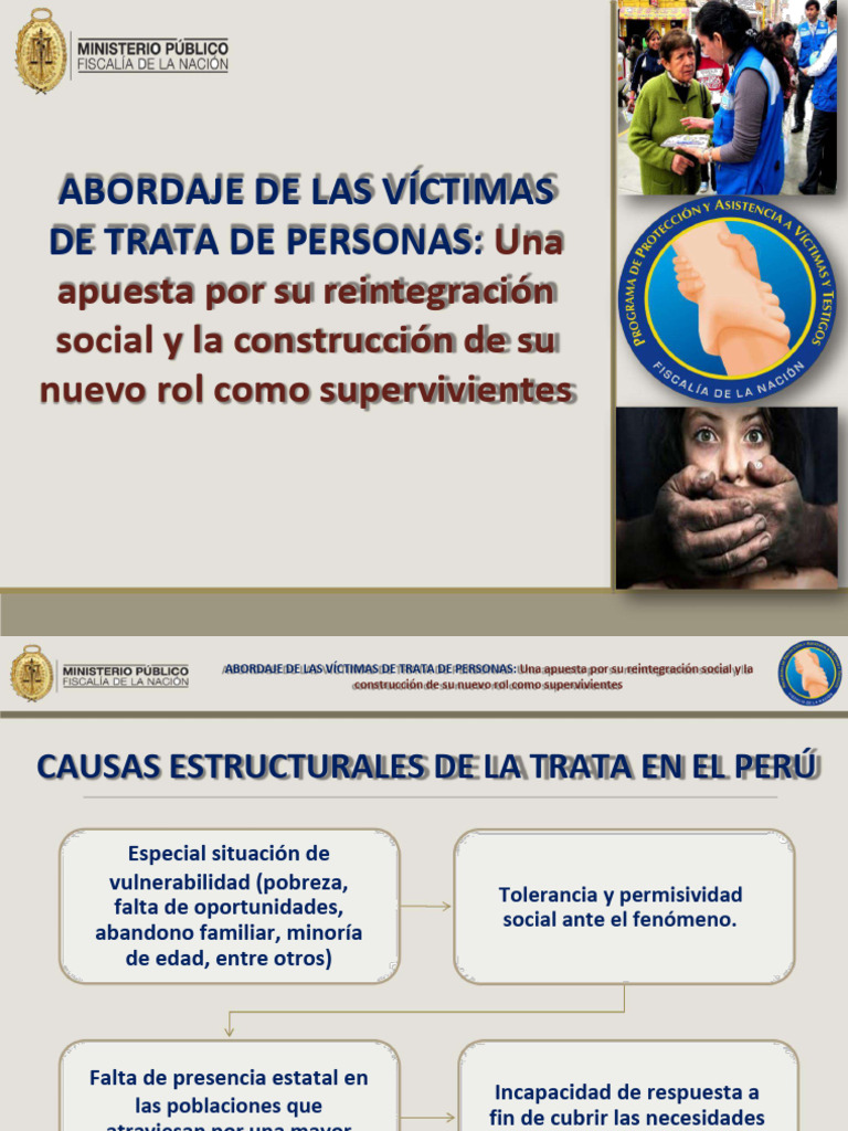 Reintegración de Víctimas de Trata en Perú | PDF