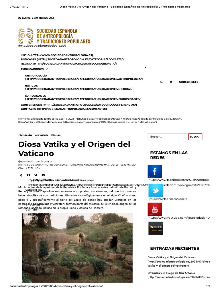 002-Diosa Vatika y El Vaticano | PDF
