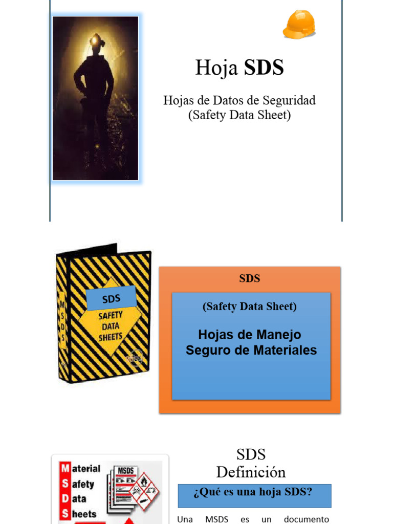 Presentación Hojas SDS | PDF