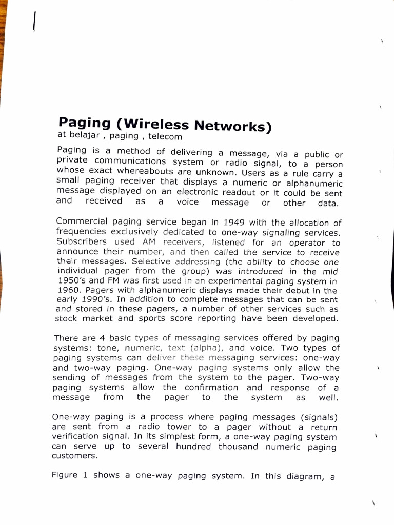 Paging Intro Mobilecomm | PDF | Mobile Technology | Telecommunications