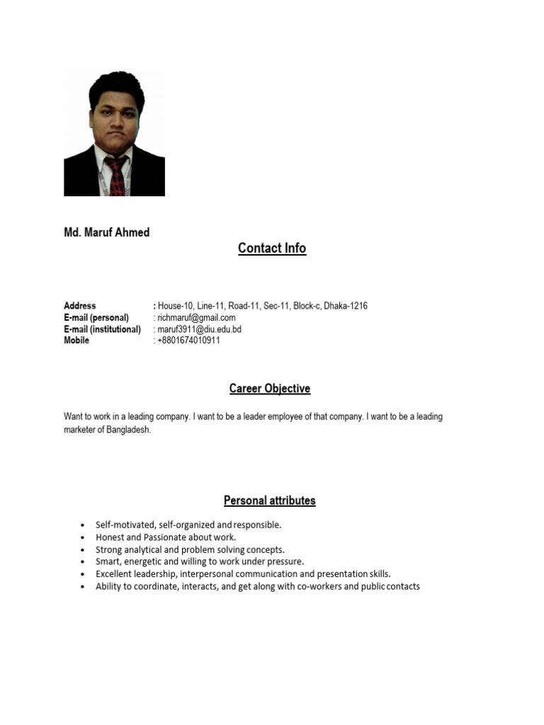 Updated CV Till | PDF | Career & Growth