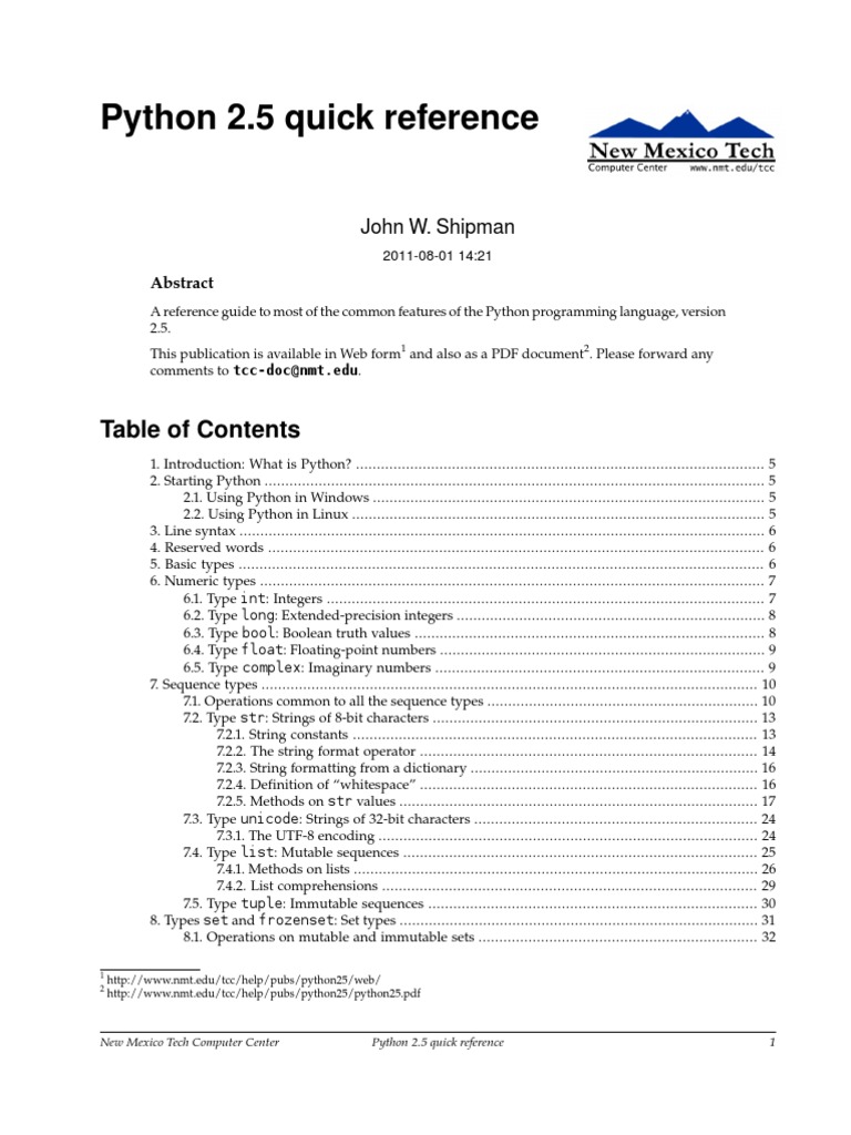 Python Guide | PDF | Boolean Data Type | Integer (Computer Science)