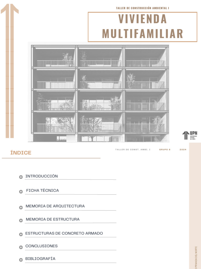 T2 - Grupo - 8 - Sistema Aporticado - Vivienda Multifamiliar | PDF