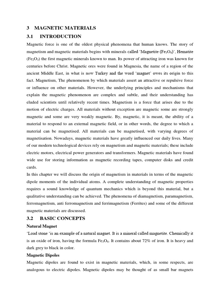 Understanding Magnetic Materials and Properties | PDF
