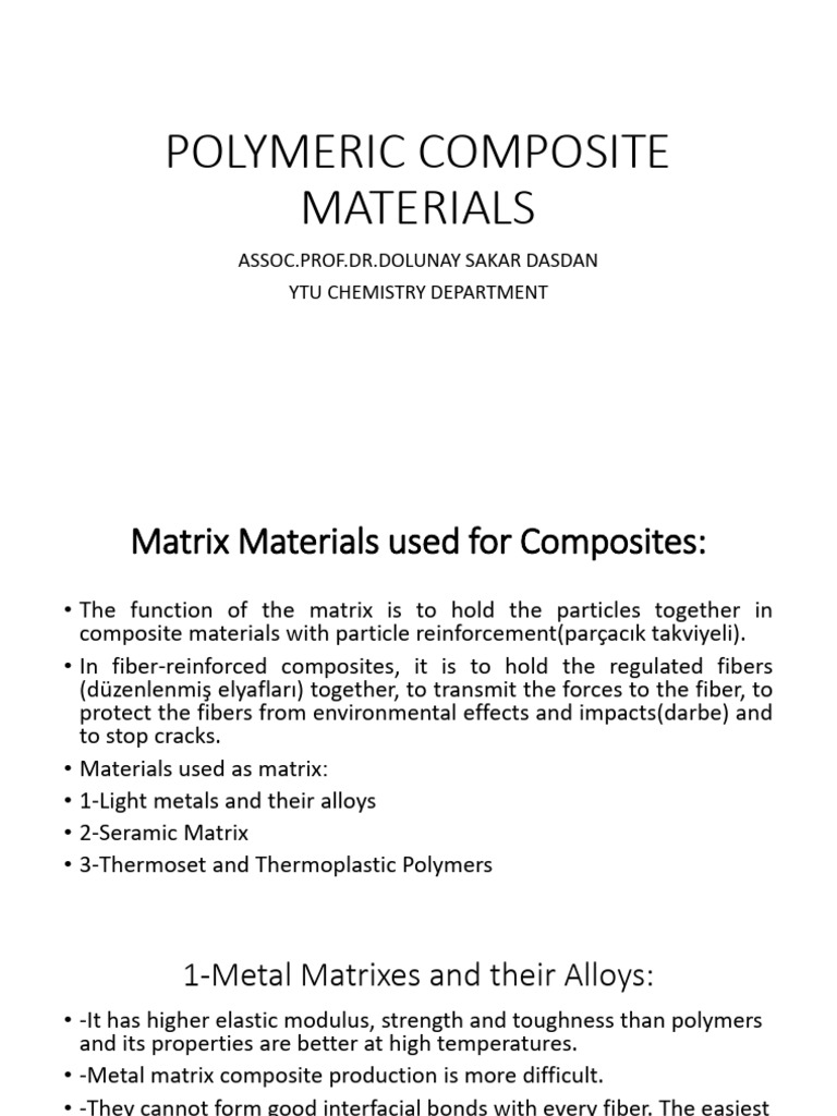 Polymeric Composite Materials-6 | PDF | Composite Material | Metals Polymeric Composite Materials-6 | PDF | Composite Material | Metals