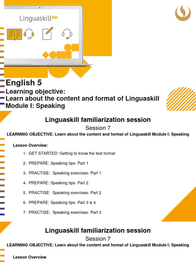 E5 - LS - W4 - S3 (Speaking) PDF | PDF | Question | Human Communication