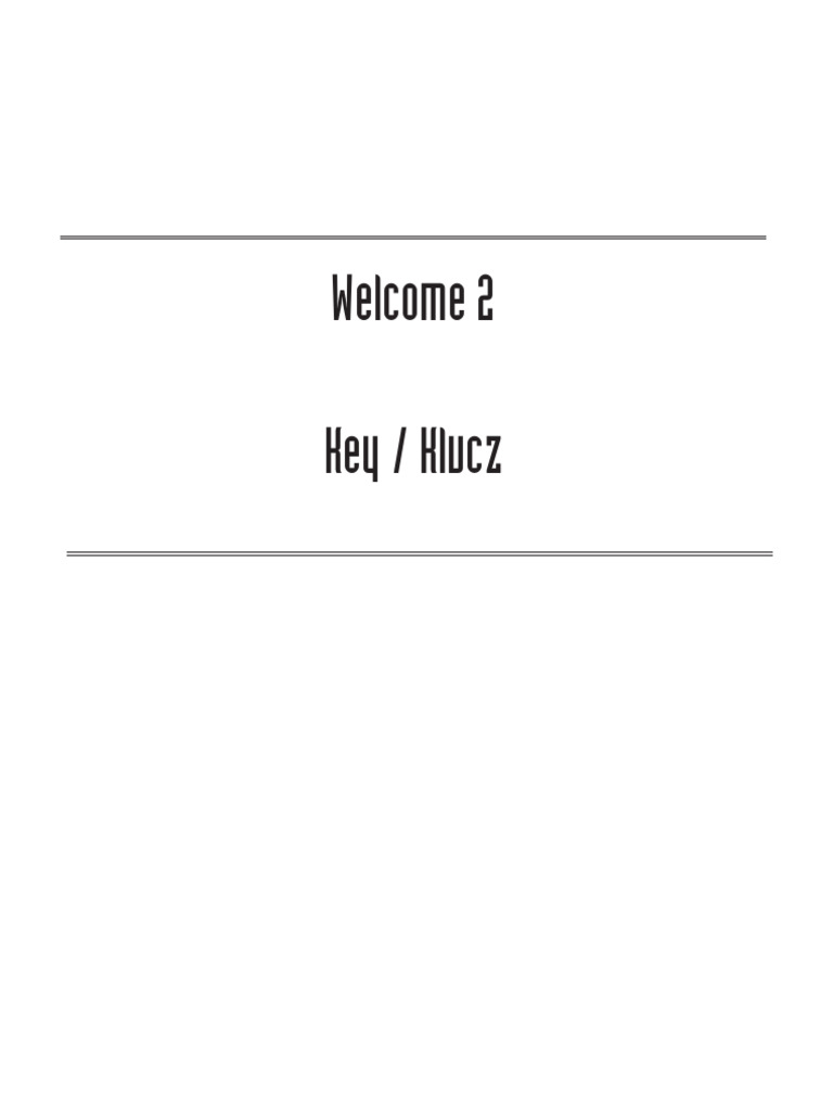 Welcome 2 Companion Key | PDF | Foods | Food And Drink