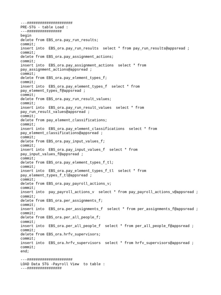 HRMS-Payroll - Insert Data Load | PDF | Computer Data | Data Management