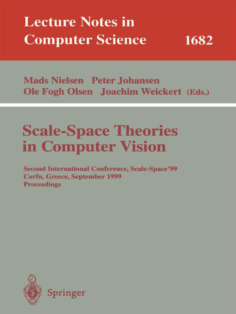 Scale-Space Theories in Computer Vision | PDF | Image Segmentation | Vision