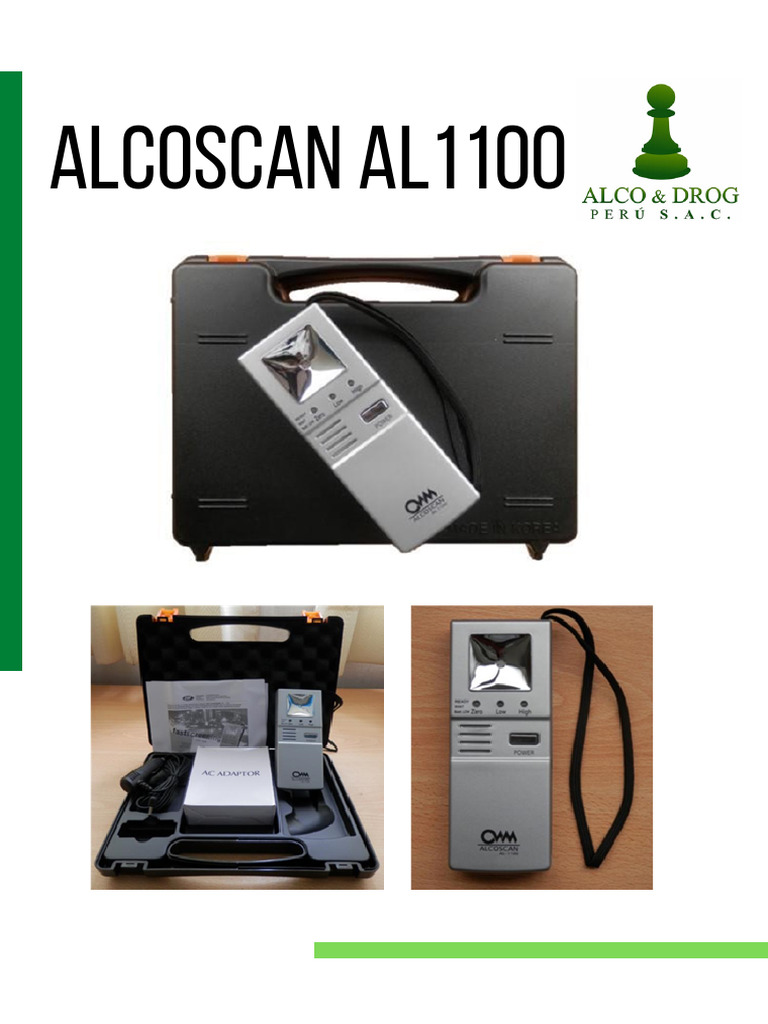Alcoscan Al1100 - Alco & Drog Perú S.A.C. | PDF | Tecnología