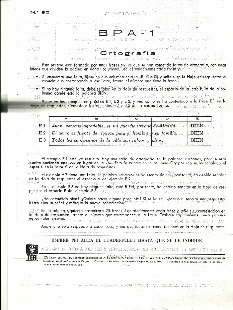 Bpa 1 | PDF