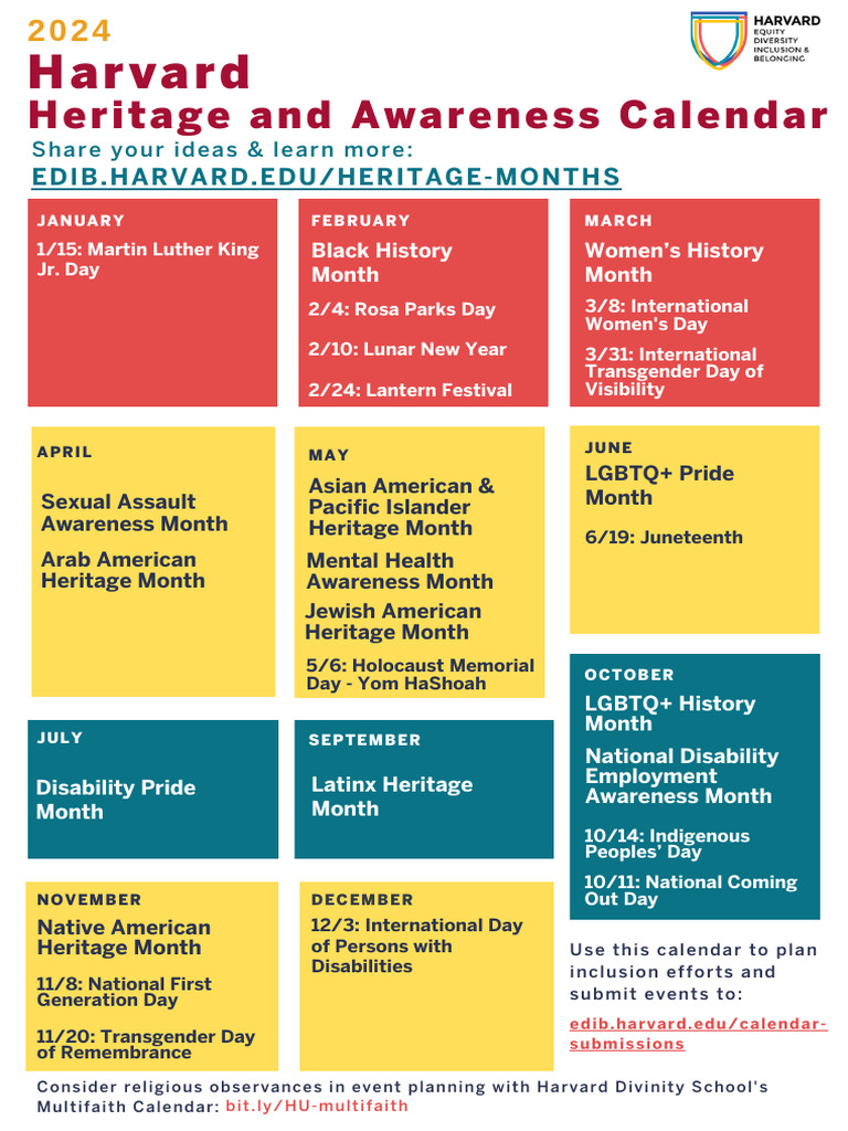 Harvard Heritage & Awareness 2024 | PDF | Lgbt | LGBTQIA+ Studies