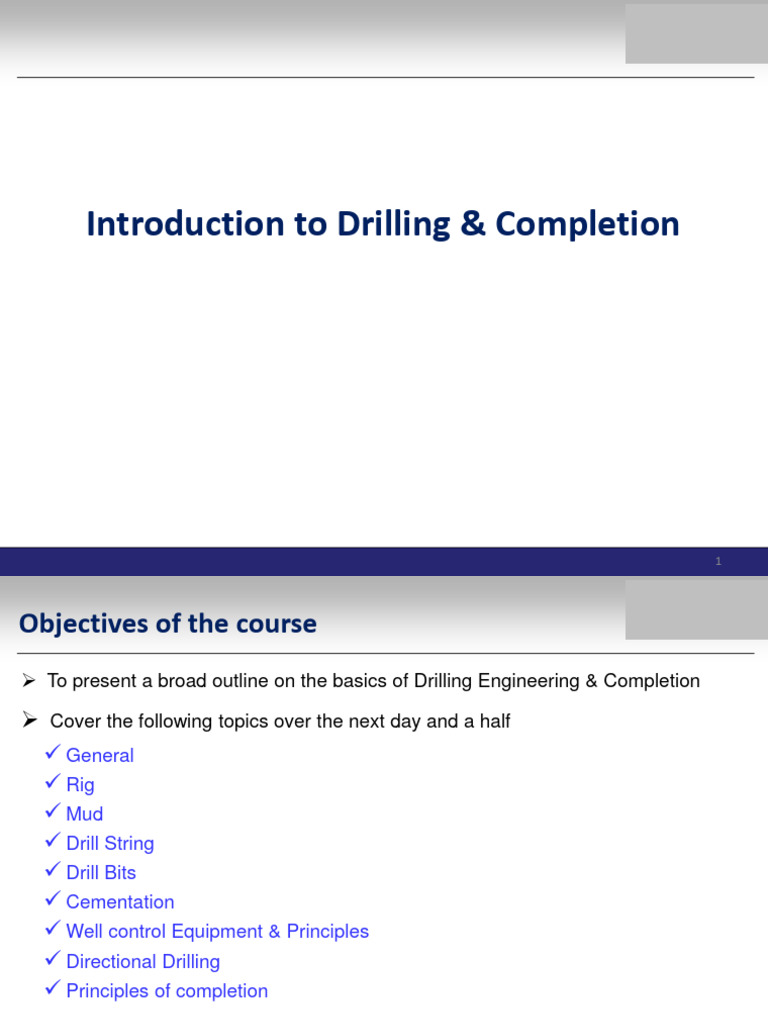 Drilling Engineering Fundamentals Guide | PDF | Petroleum | Drilling Rig