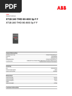 Circuit Breaker Specs for Engineers | PDF | Electrical Equipment | Electricity