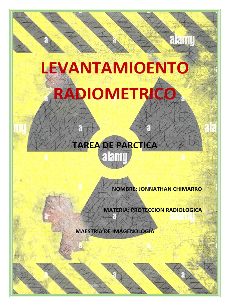 Trabajo de Levantamiento Radiometrico y Vigilancia Radiometrica ...
