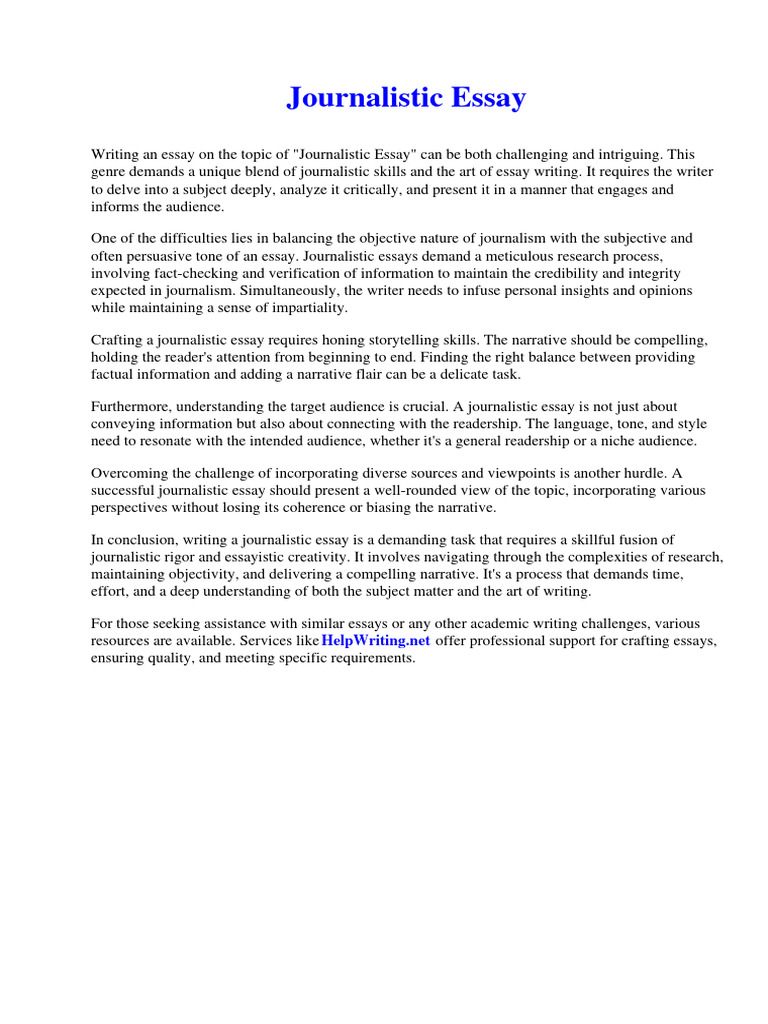 Journalistic Essay | PDF | Propellant | Spacecraft Propulsion