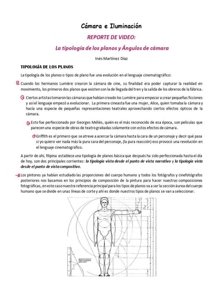 Tipos de Planos y Ángulos de Cámara | PDF | Perspectiva (Gráfica ...