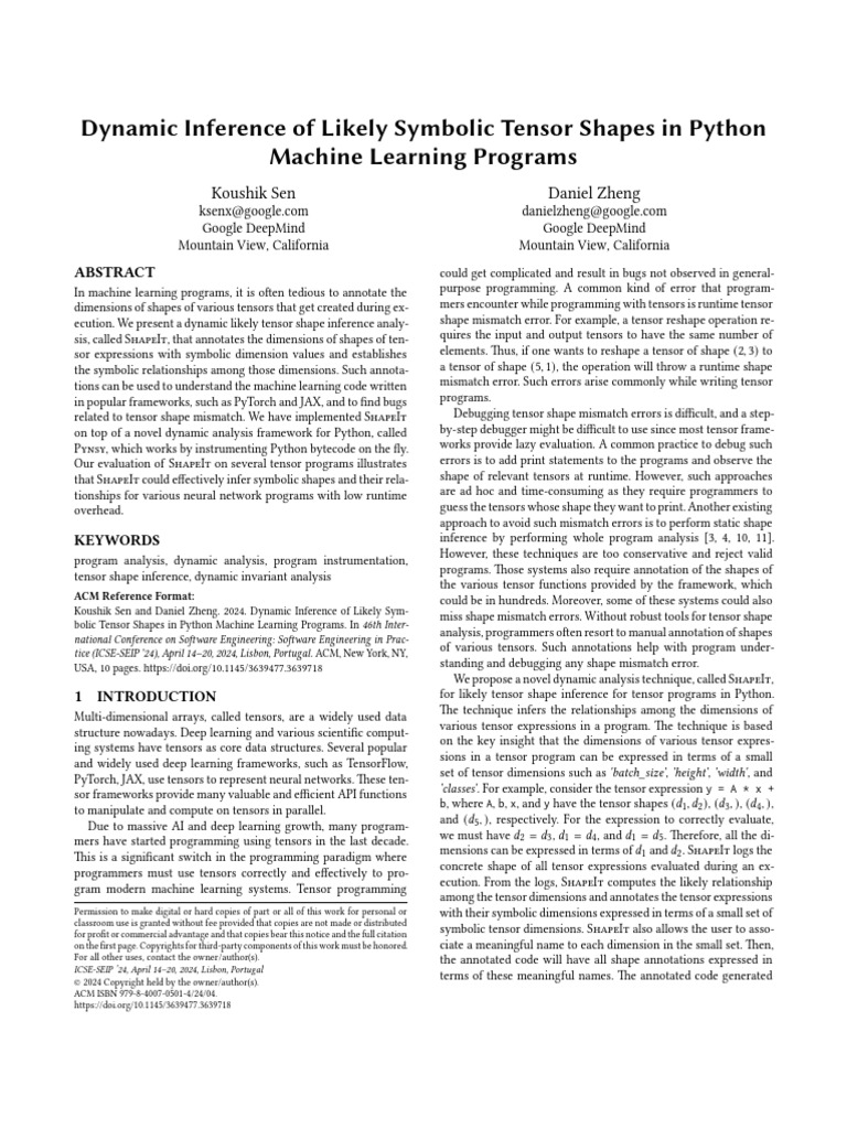 ML Reseatch Paper | PDF | Python (Programming Language) | Tensor