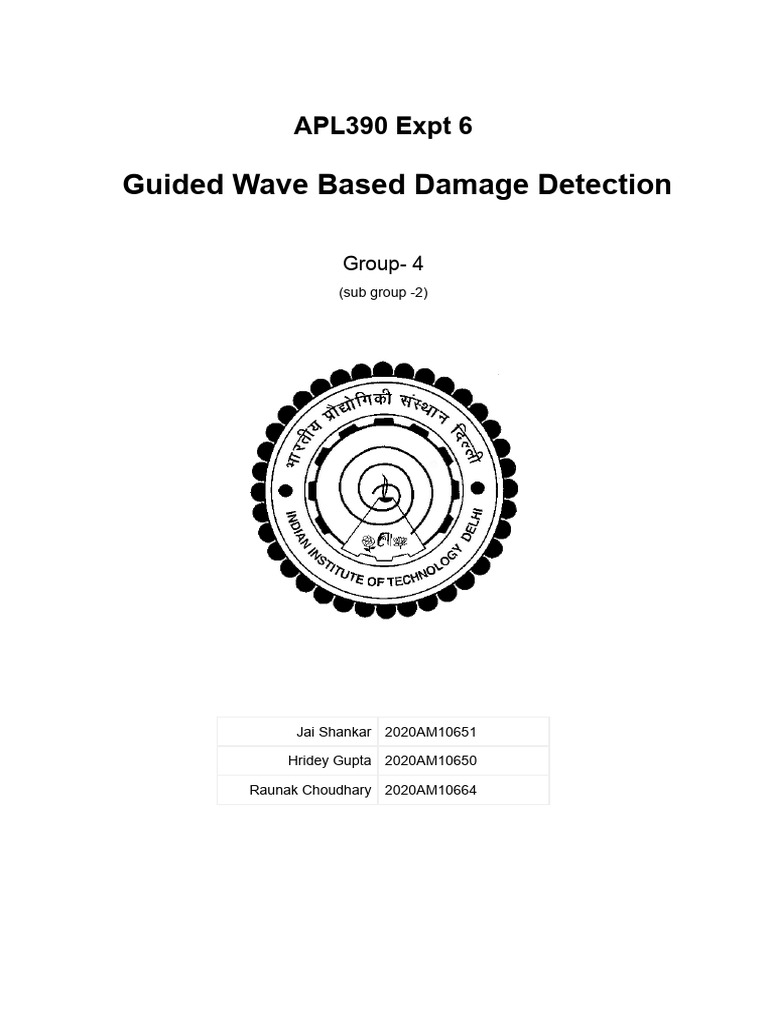 Jai Guided Wave | PDF | Data Acquisition | Waves