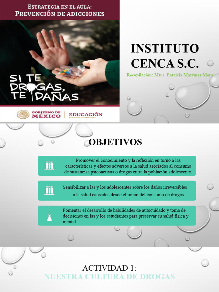 Secundaria Estrategia en El Aula. Prevención de Adicciones | PDF ...